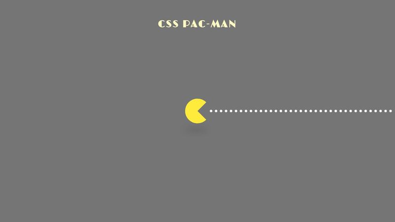 CSS PAC-MAN