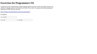 exercises-for-programmers #11