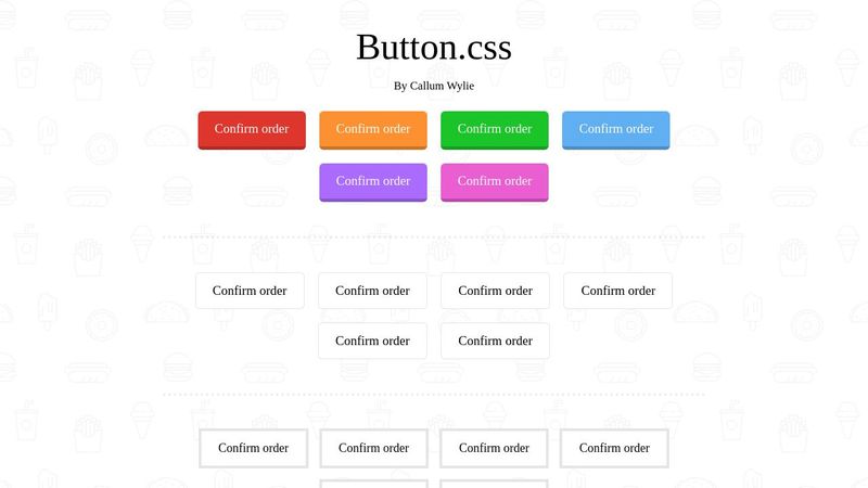 CSS Button effects collection