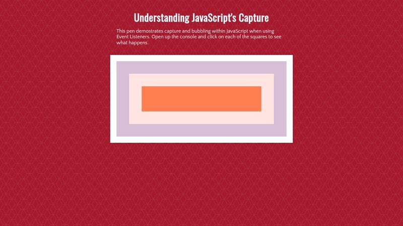 Understanding JavaScript's Capture