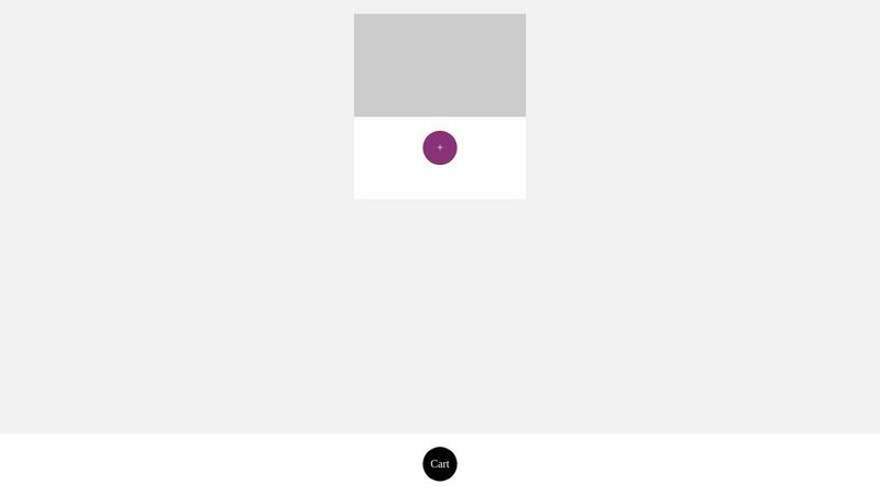 Add to cart animation