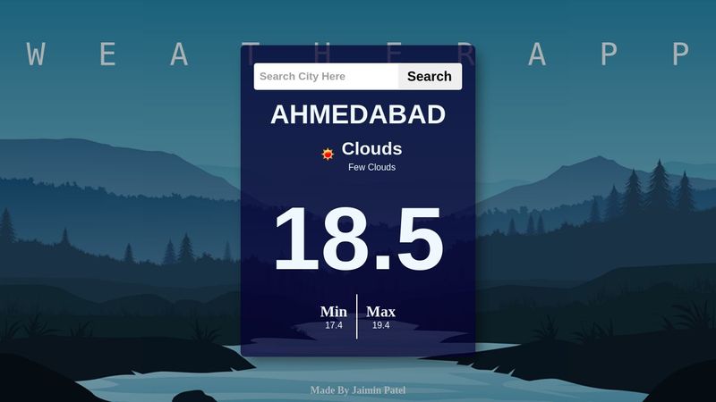 Weather App With Javascript