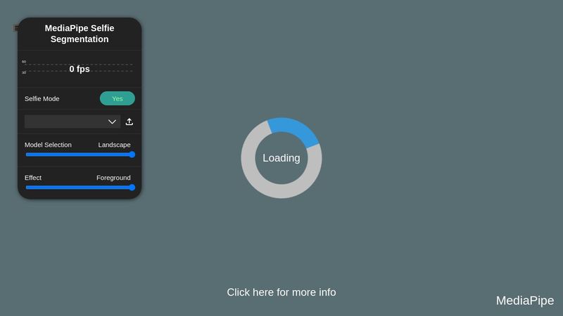 MediaPipe - Selfie Segmentation