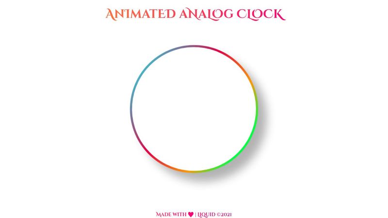 Animated Analog Clock