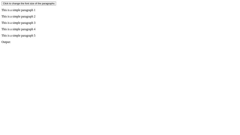 using document getElementsByTagName() Method in JavaScript