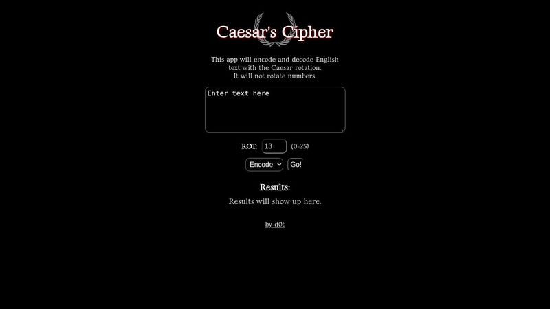 Caesars Cipher