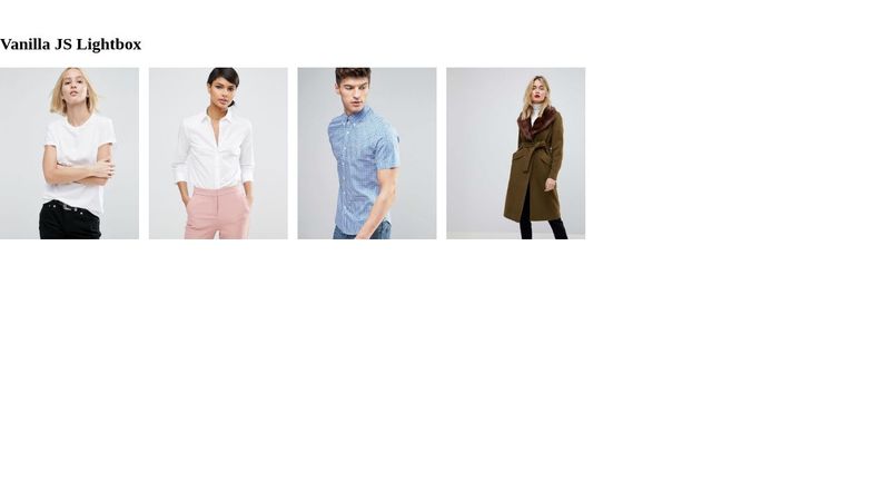Javascript: Vanilla JS Lightbox