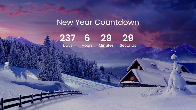 New Year Countdown Timer