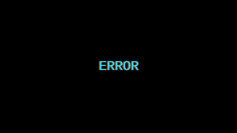 Oh, an Error... (Pure CSS effect)