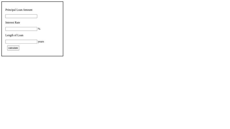 Mortgage calculator - Vanilla JS template