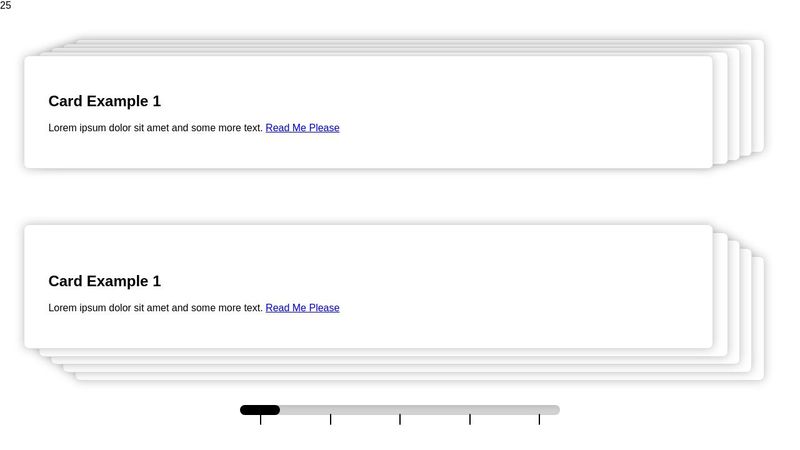Stacked Cards via Scroll and CSS Sticky