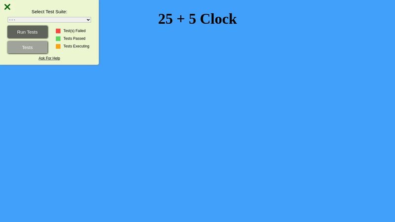 25 + 5 Clock