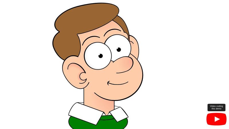 Cartoon character in CSS