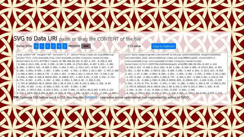 SVG to Data URI -- Vue.JS