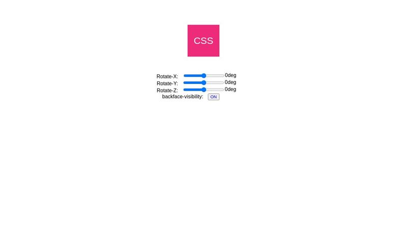 CSS BackFace Visiblity