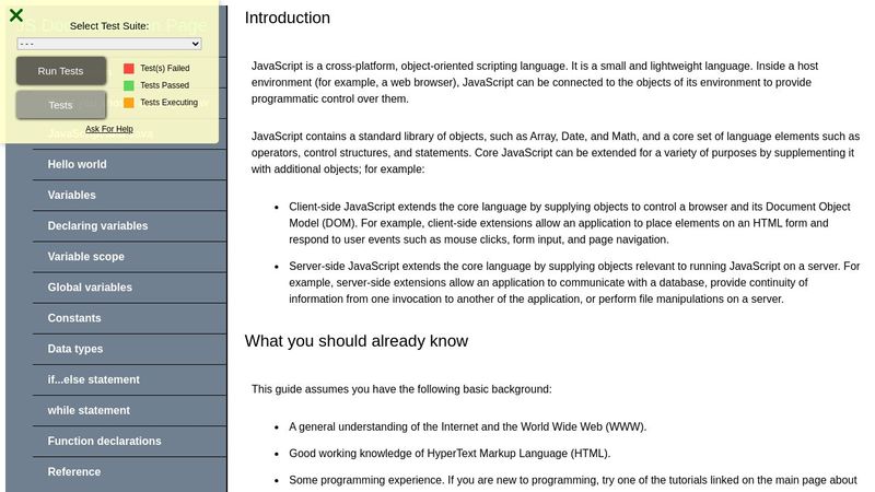JS Technical Documentation
