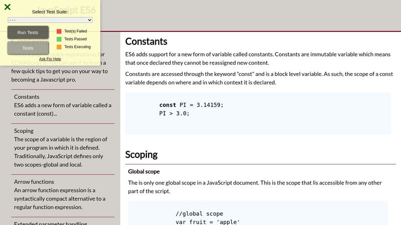FCC documentation page