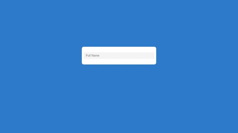 Pure CSS Floating Label Using :placeholder-shown psuedo Element