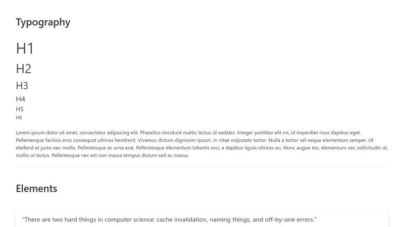 Bulma Elements & Components [ReactJS]