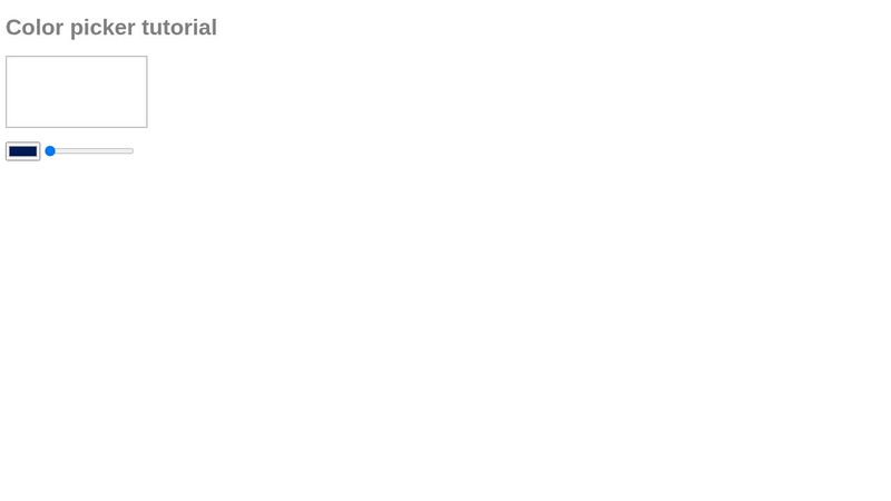 color picker tutorial