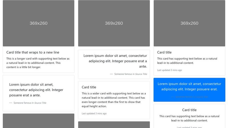 Bootstrap 4 Card columns Like Masonry