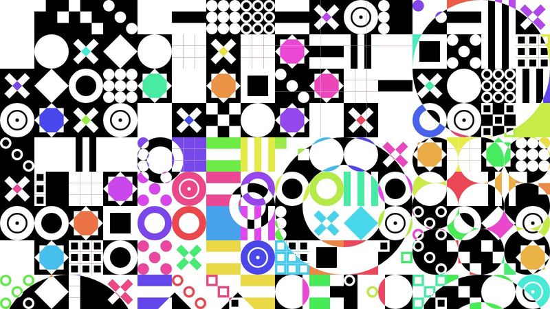 #129 in 2021 / Shapes with color - Canvas JavaScript