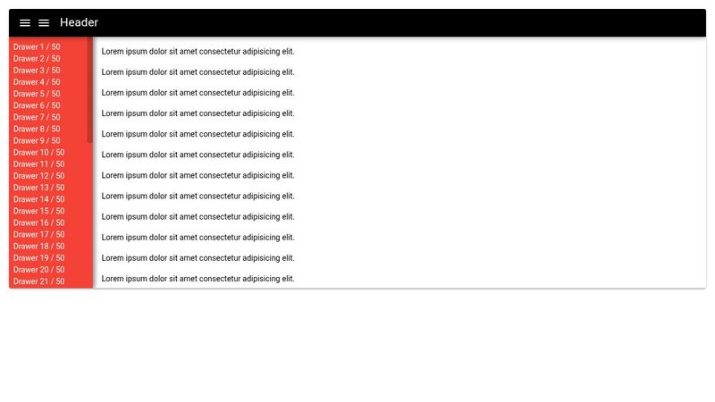 Layout Drawer: Basic - Quasar v2.12.7