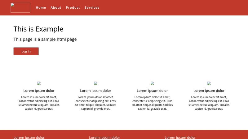 Basic Html And Css Template