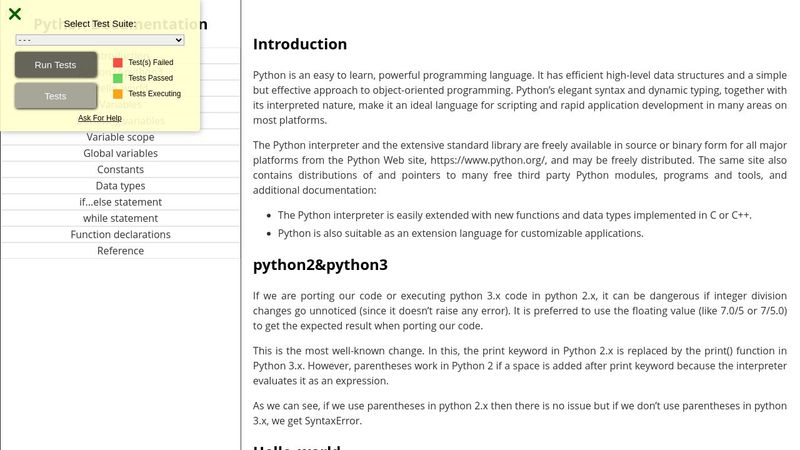 Build a Technical Documentation Page