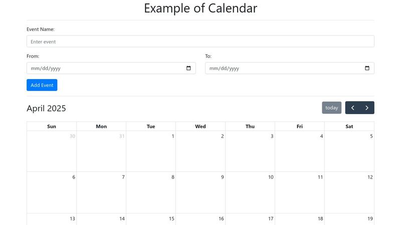 FullCalendar - Add an Event