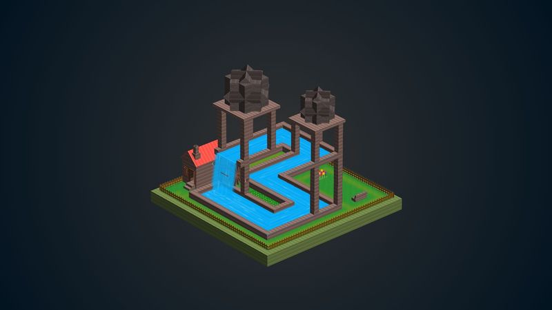 Impossible Waterfall Illusion - Pure CSS