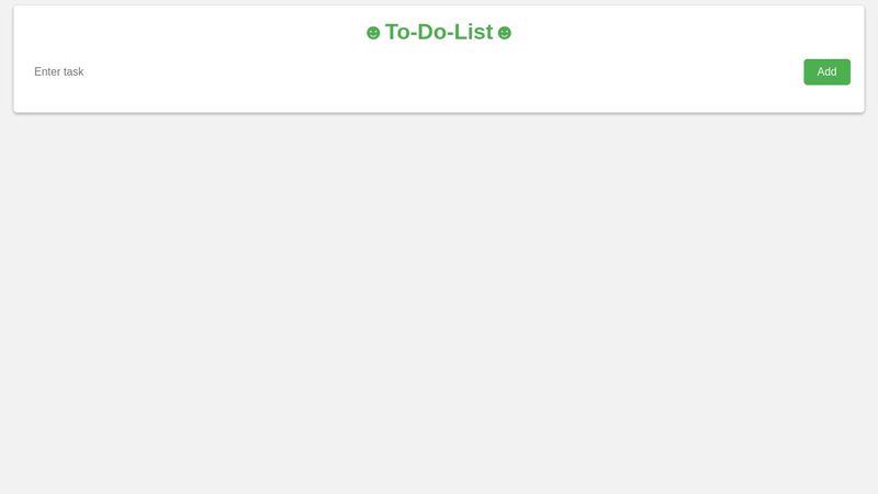 Simple To Do List- V1.00