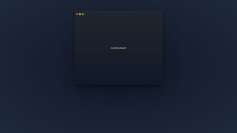 Pure CSS Terminal Window