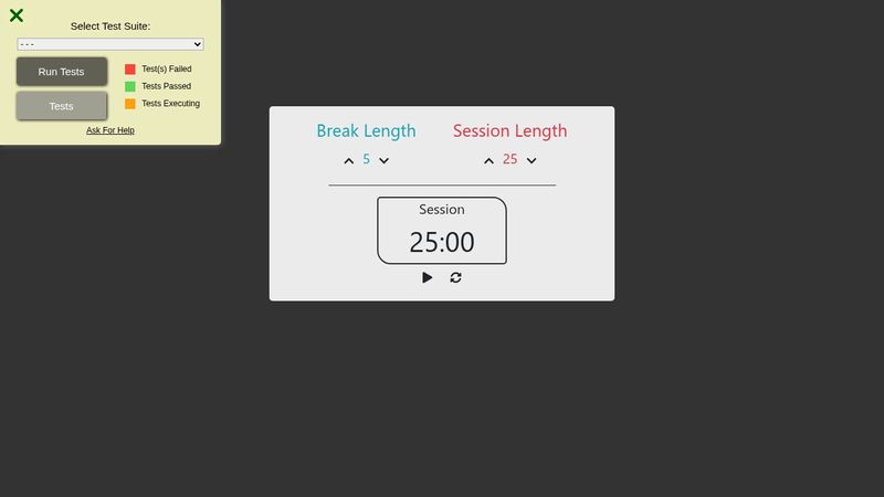 React.Js: 25+5 Clock