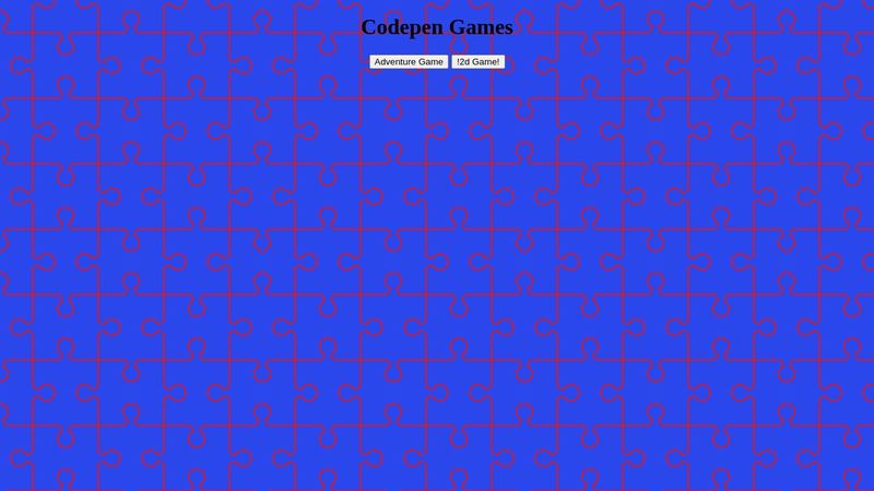 Codepen Games
