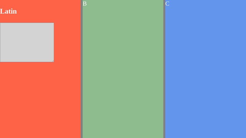 CSS Grid (3 columns)