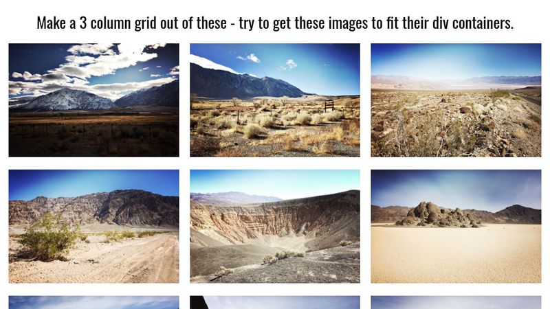 CSS Grid Practice (Basic Grid Layout) - Starter Code
