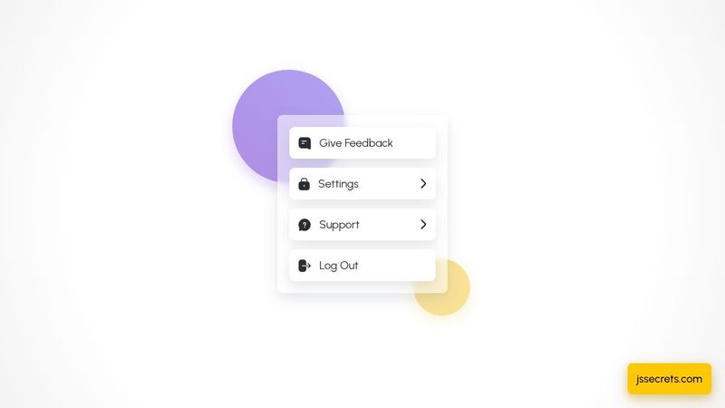 Sliding Menu Javascript
