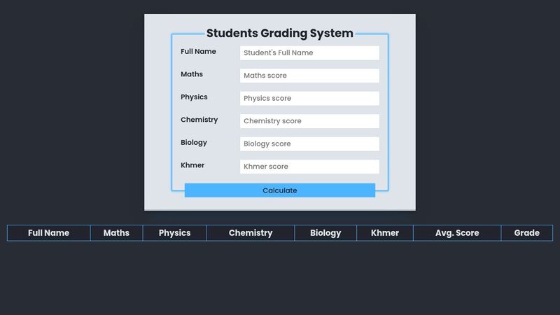 Student grading system