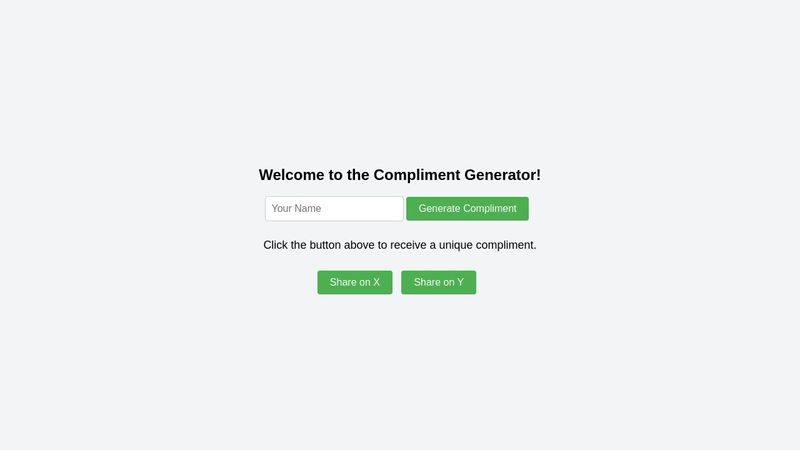 Compliment Generator