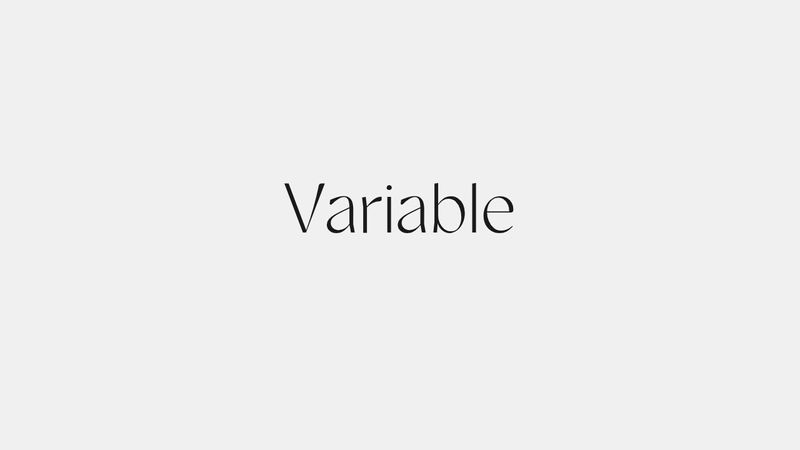 Variable Font Animation