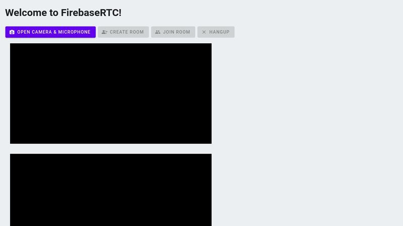 Firebase + WebRTC Codelab