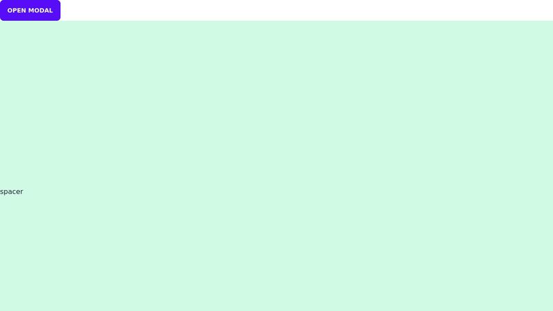 Daisyui Modal With Body Overflow