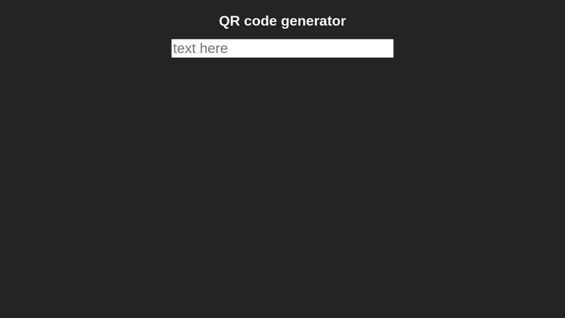 VUE QR code generator