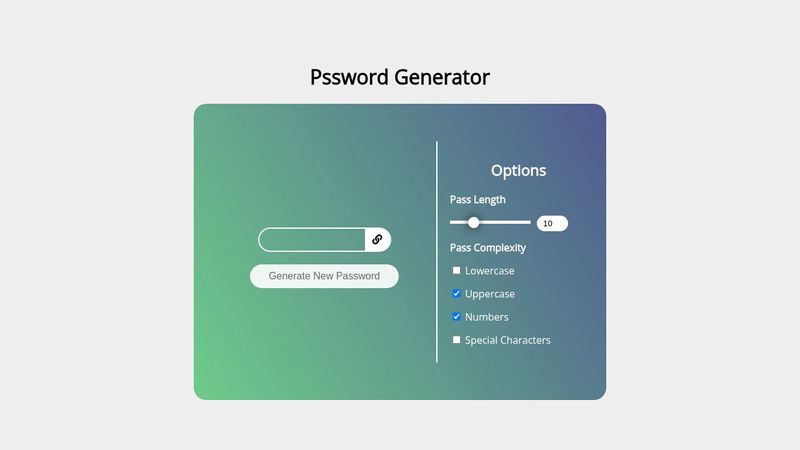 Vue.js component - Password generator