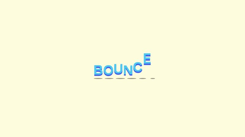CSS Bouncing Text Effect