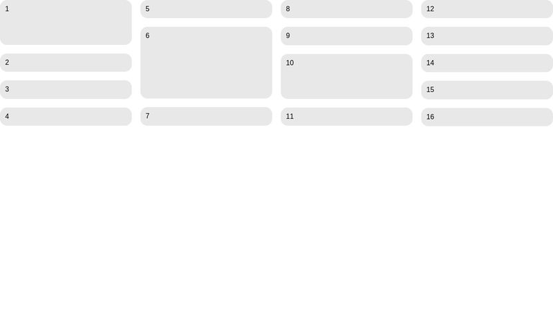 Pure CSS Masonry Layout