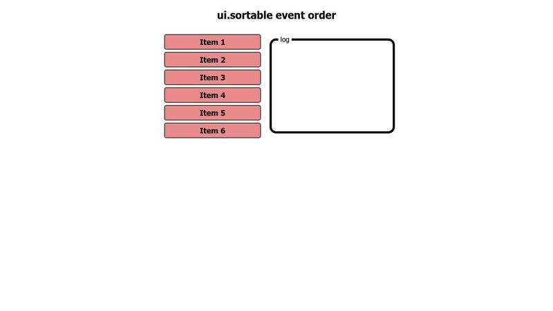 ui.sortable event order