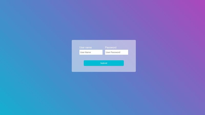 #1 Basic Front-end Login Form (vanilla JS, css variable, html)