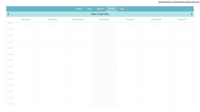 Vue cal - basic - issue #241 - using Vue 2.6.7 (Vue 2)